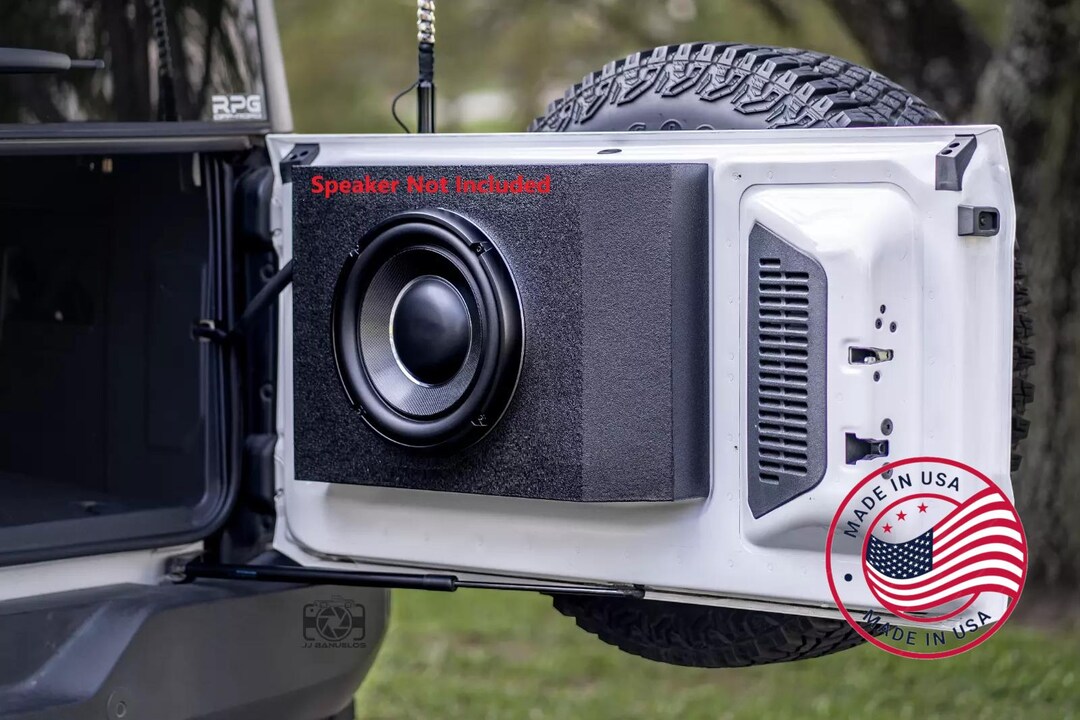 Ford Bronco Tailgate Sub Box Subwoofer Enclosure for 10, and 12 Inch ...