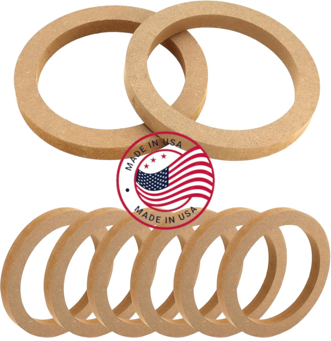 8 Pieces 8in MDF Speaker Mounting Spacer Rings - RING-8 (4 Pairs) - Etsy