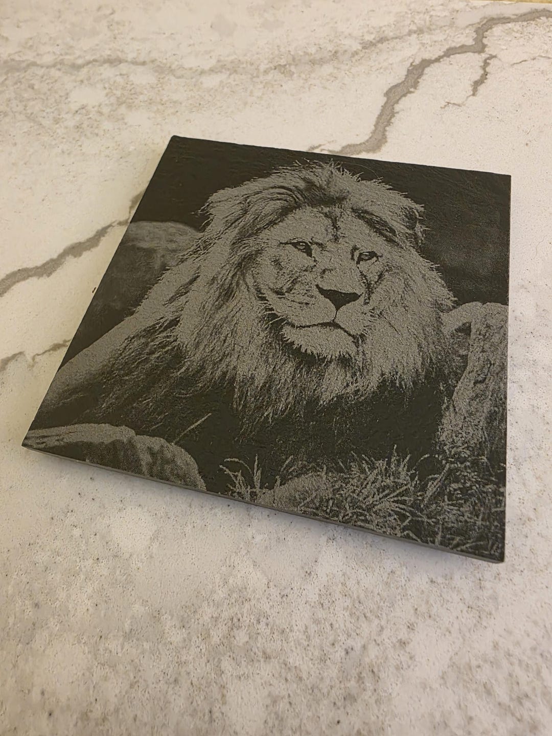 4" Square Coaster Jig - SVG - DXF & Lightburn File - Slate, Wood for ...