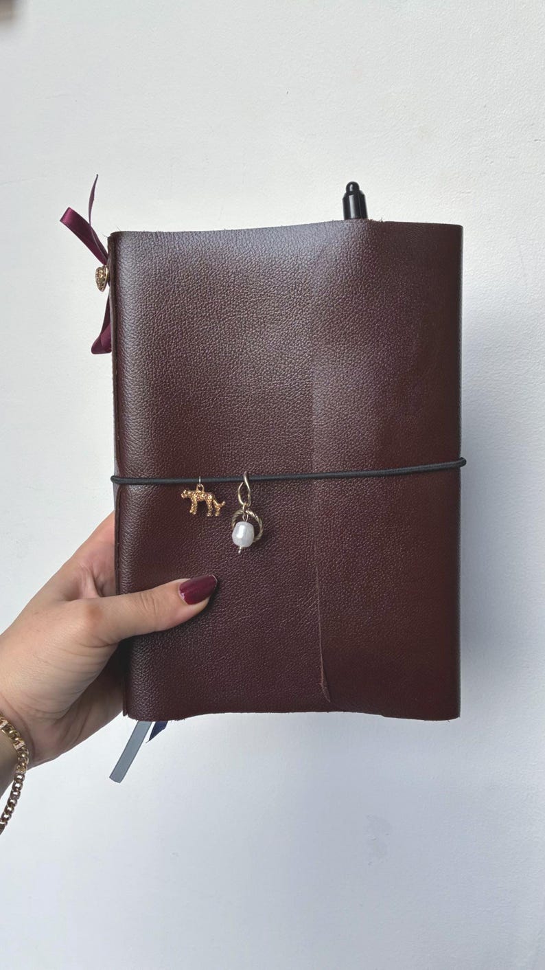 Handmade Brown Leather Traveller's Journal - A4, A5, A6, B5, B6 ...