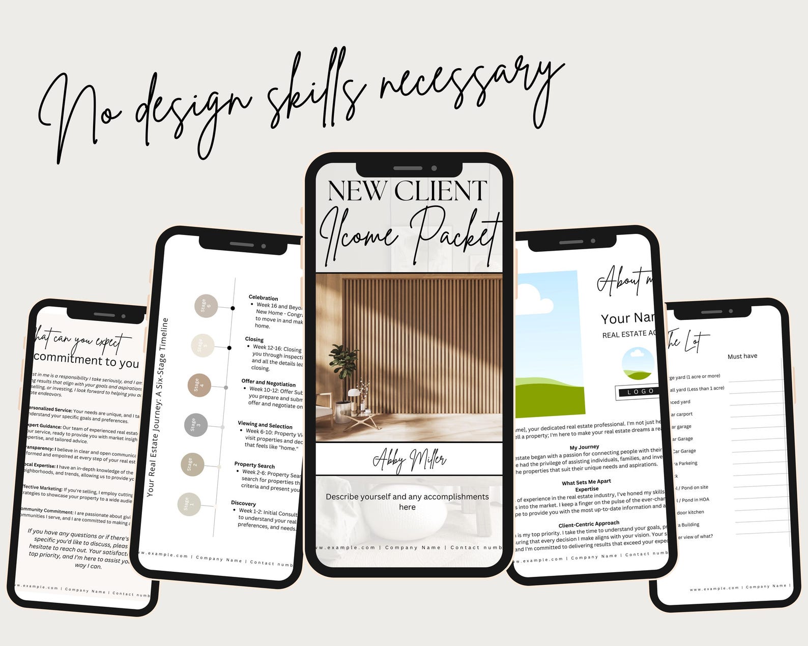 Realtor Client Welcome Packet | Editable Canva Template (digital ...