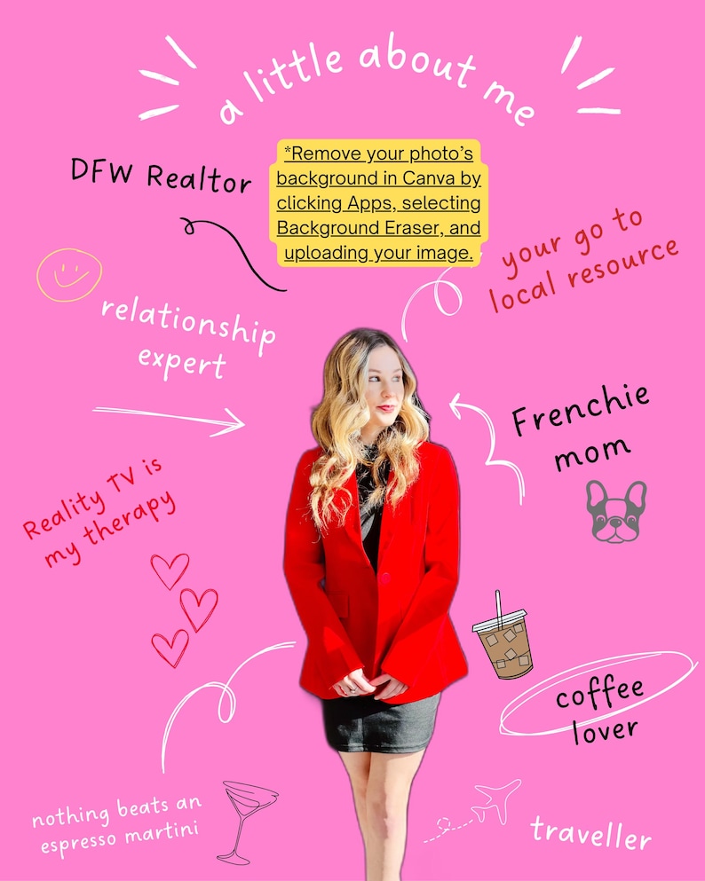 Real Estate About Me Social Media Post | Editable Canva Template ...