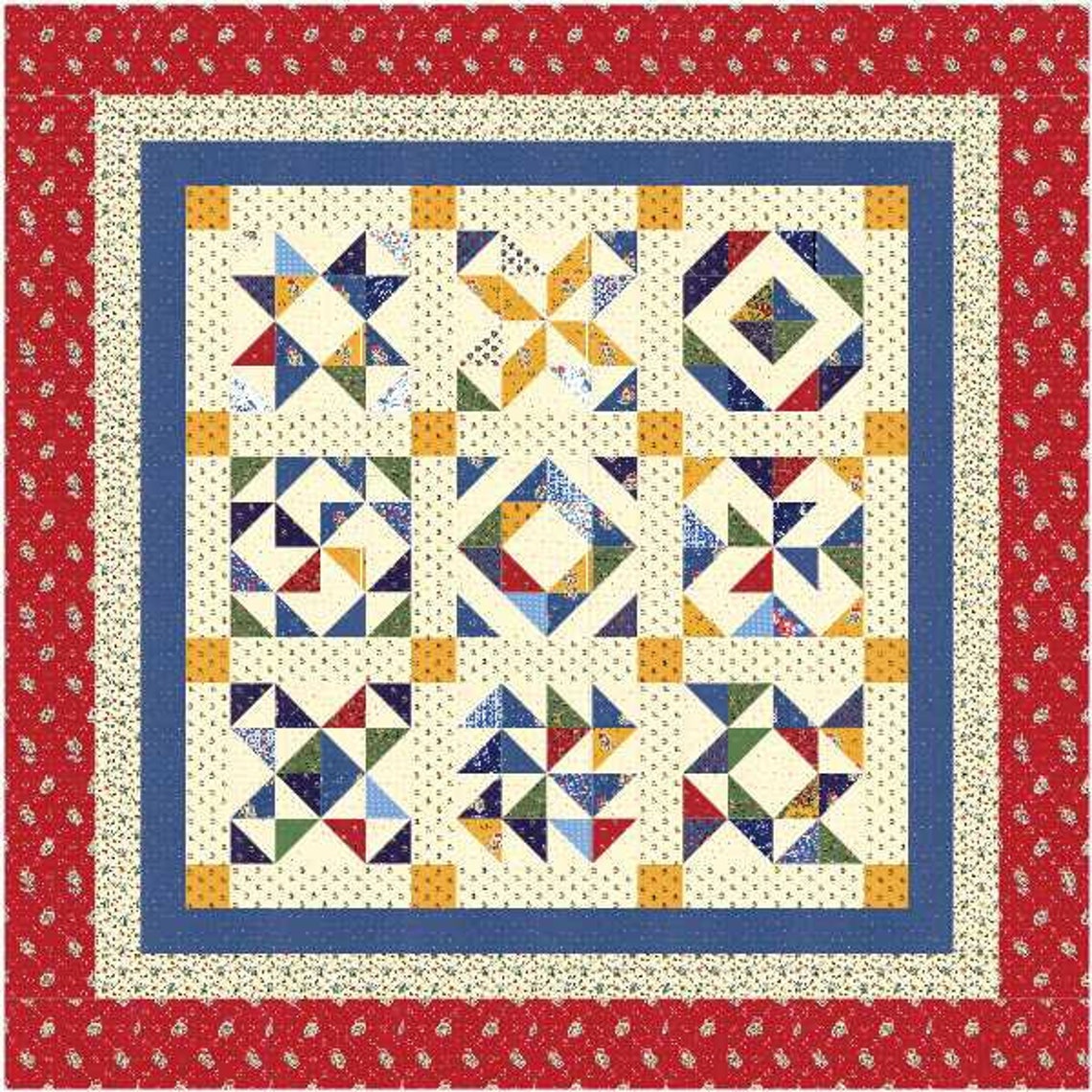 Simply Charming Quilt Pattern Downloadable Version | Etsy