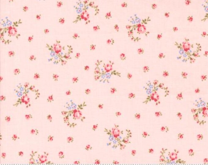 Hollyhocks and Roses by Bunny Hill Designs - Petite Roses - Pink - Moda ...