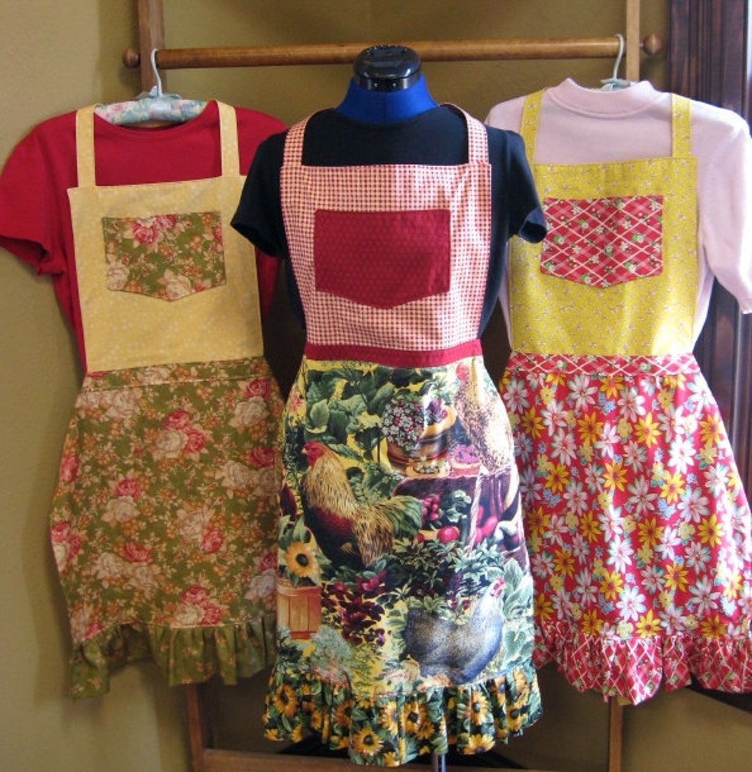 Up With the Chickens Apron Kit - Etsy