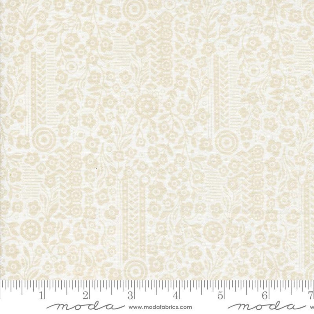 Sunday Brunch by Basic Grey - Sm Floral - Natural - Moda 30755 11 - Etsy