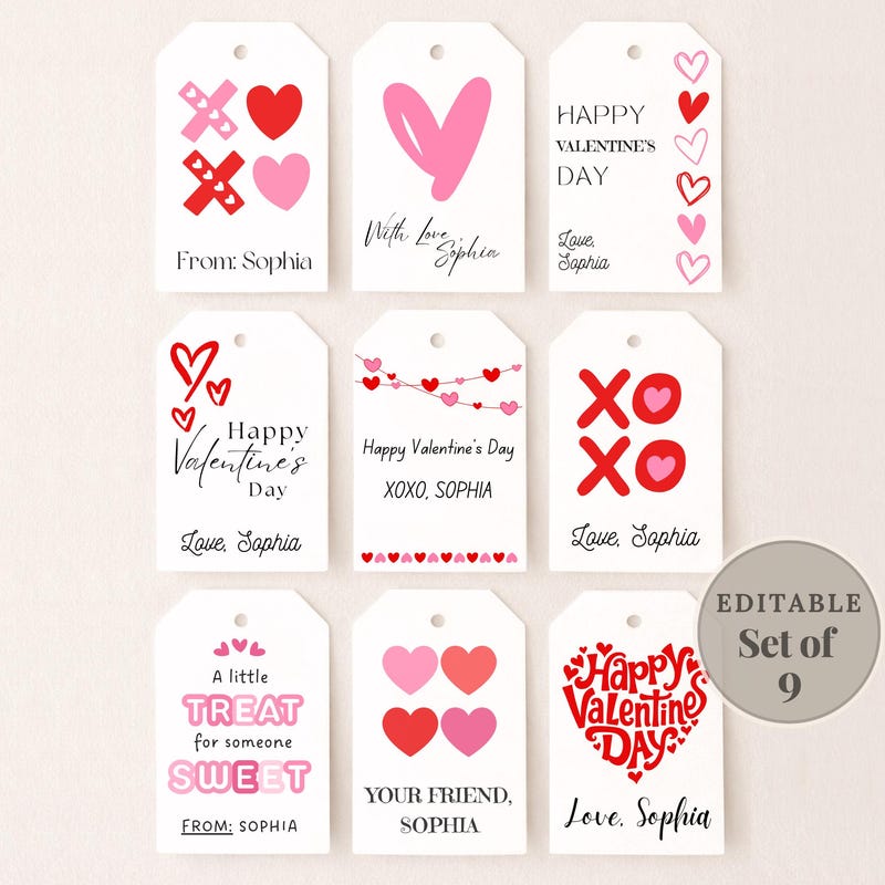 Valentine Gift Bag Label - 60+ Gift Ideas for 2026