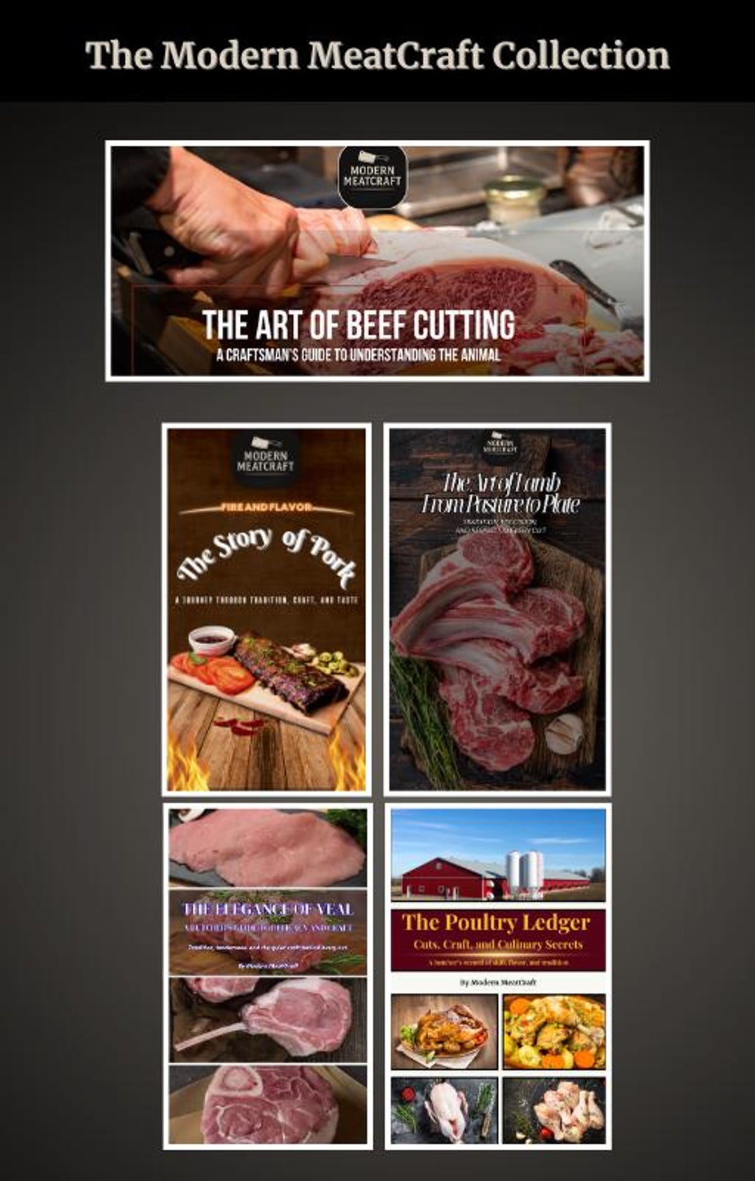 Modern Meatcraft Butchery Guide Collection | 5-book Digital Set | Beef ...
