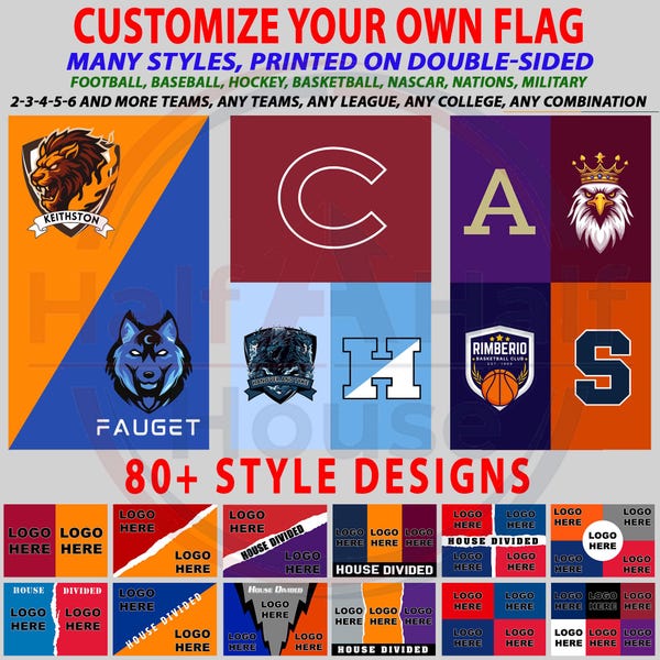 College Flag Banners - Etsy