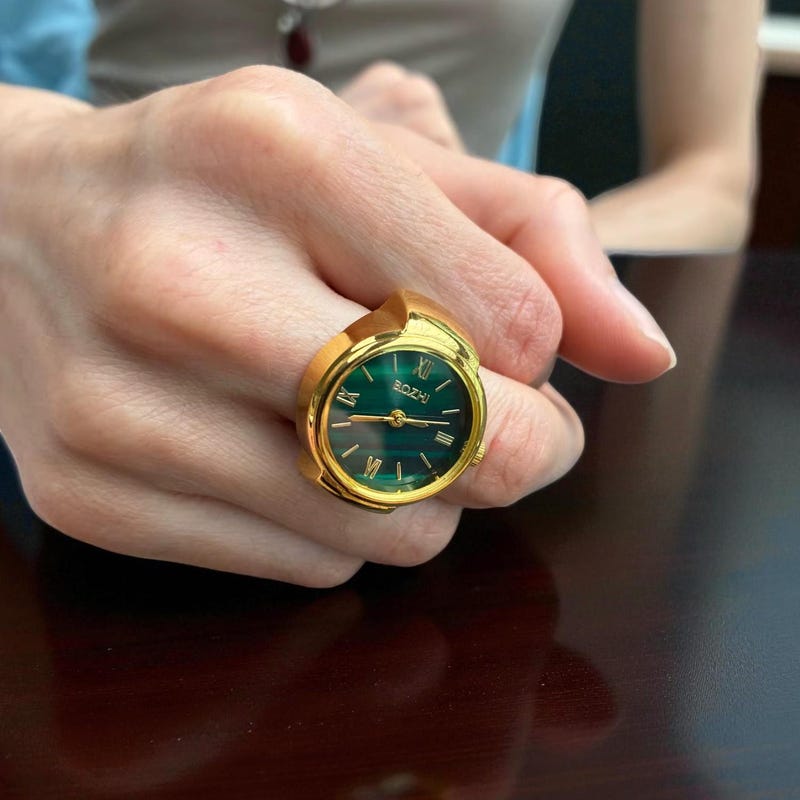 Finger Ring Watch - Etsy