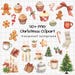 Cozy Christmas Clipart Bundle: Watercolor Cookies, Cocoa, Gifts (PNG ...