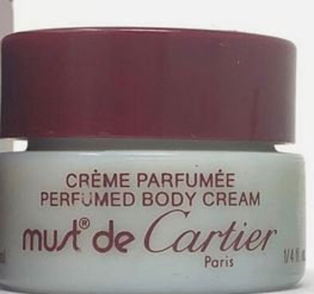 CARTIER - Must De Cartier Cream Parfume Sample - 7.5 Ml/.24 Oz Vintage ...
