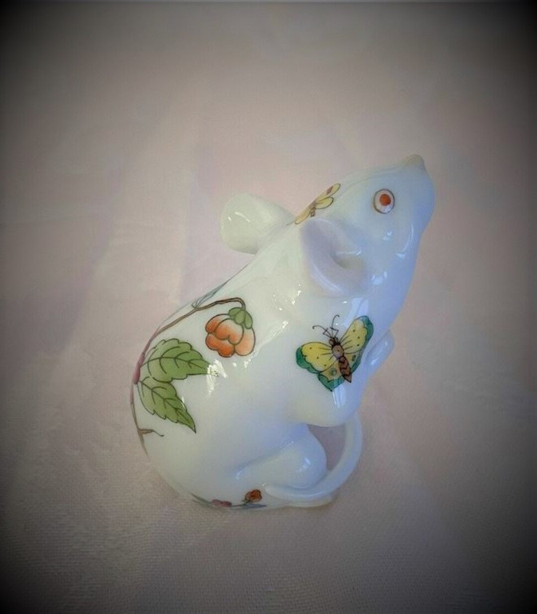 Herend MOUSE, Porcelain RARE Mouse Figurine Flawless - Etsy