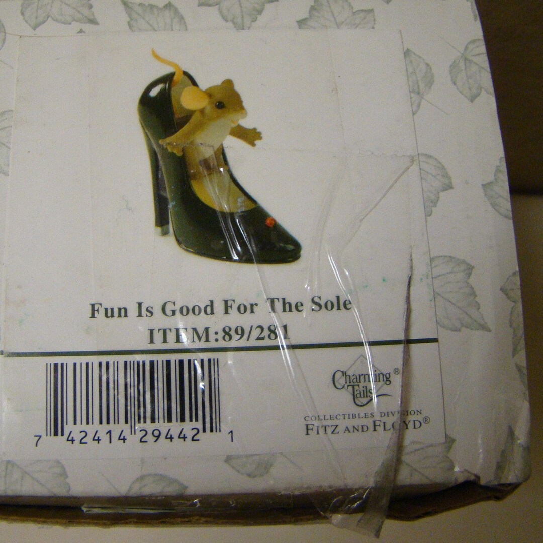 Charming Tails Fun is Good for the Sole Figurine High Heel Shoe 89/281 ...