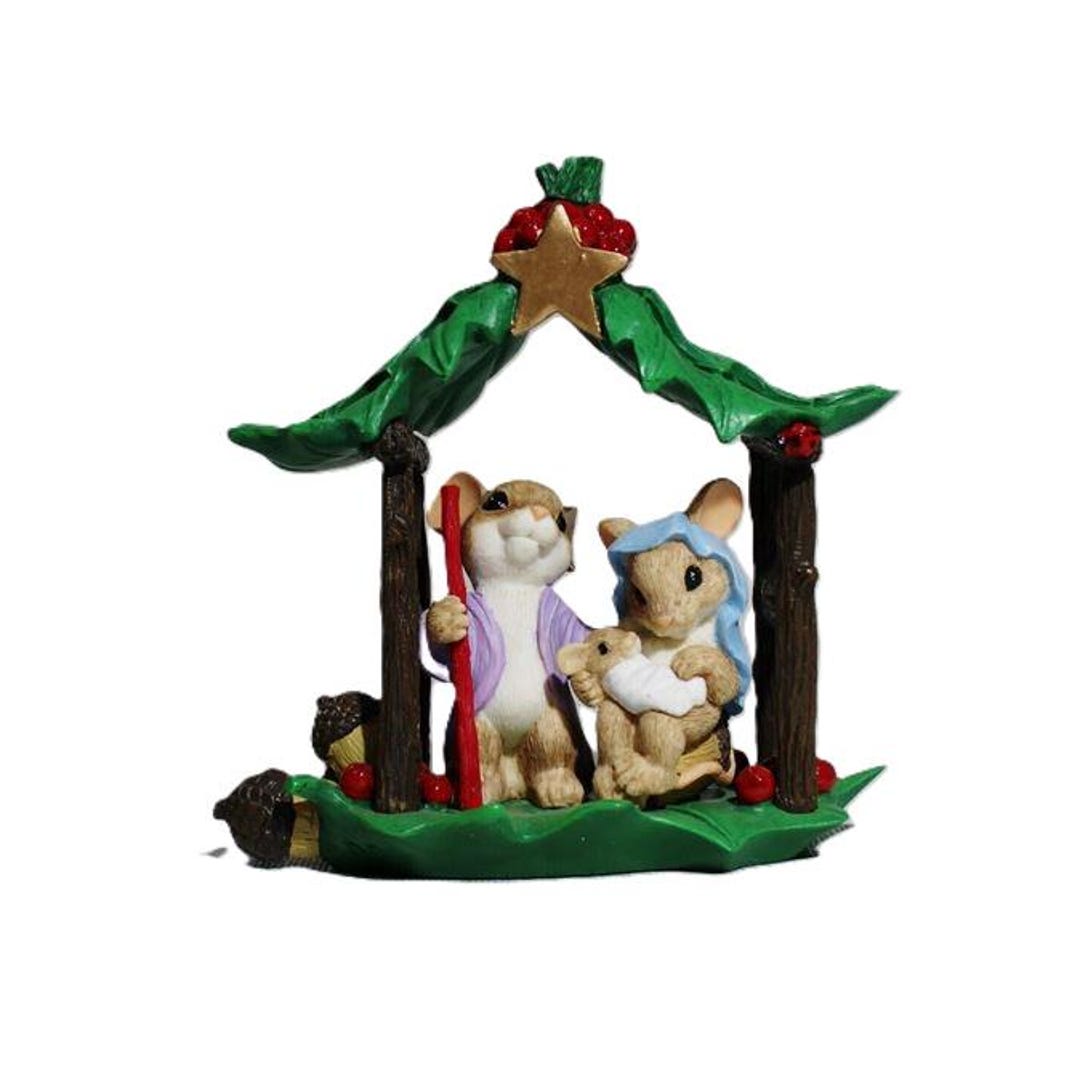 Charming Tails Mouse HOLY FAMILY in Honor of a Miracle Mice Xmas ...
