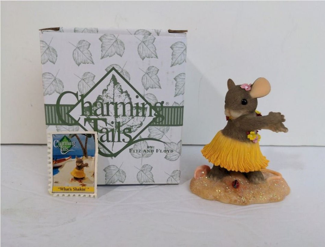 Charming Tails Fitz and Floyd what's Shakn Mouse Figurine 82/118 ...