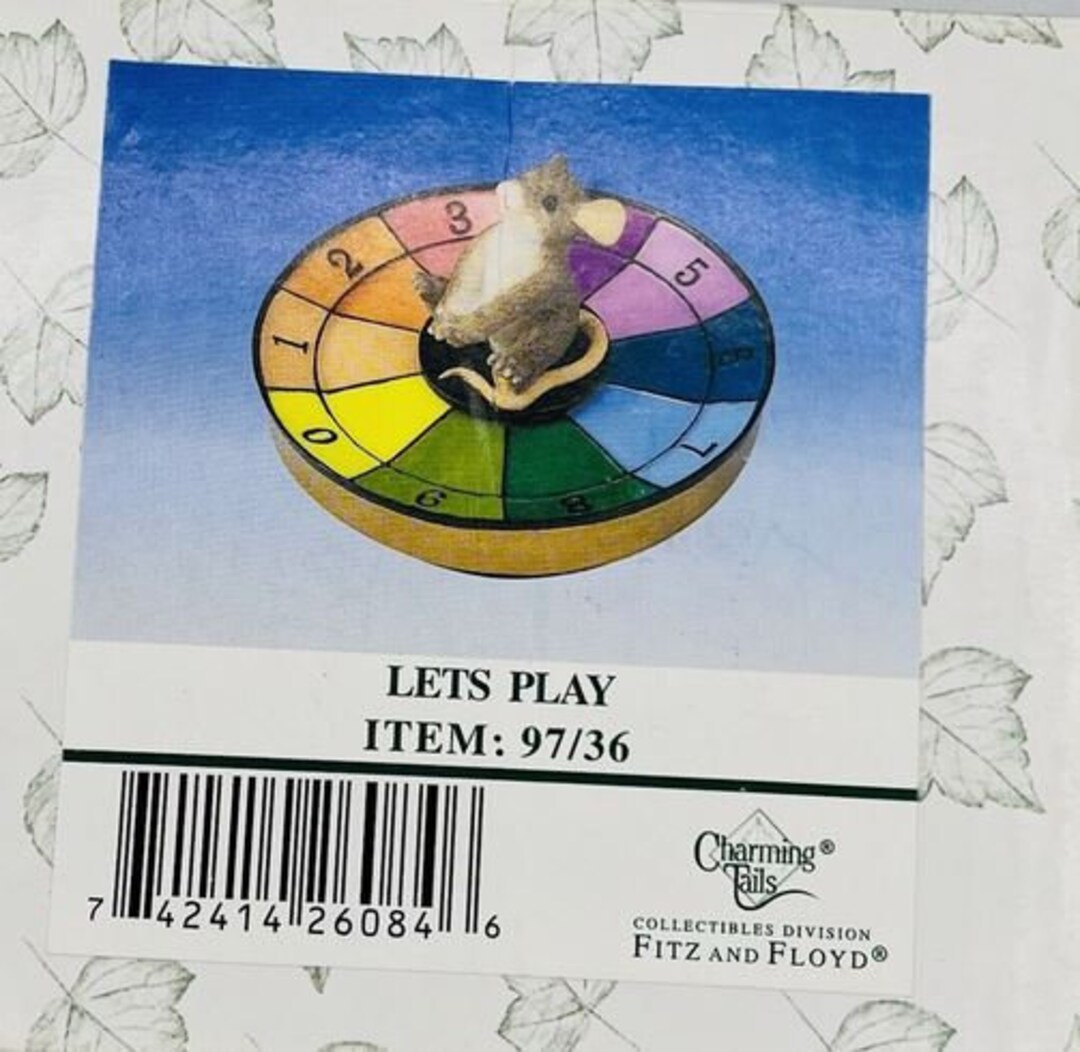 Charming Tails - Let's Play - Club Members Exclusive Board Game Spinner ...
