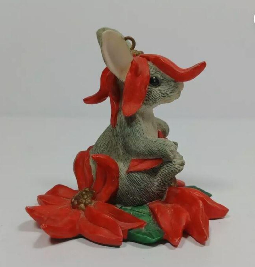 Charming Tails CHRISTMAS FLOWER Bunny Ornament Dean Griff - 87/304 HTF ...