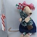 MAILEG Inspired Micro MICE - PDF Sewing Pattern - 5 Inch Cloth Mouse ...