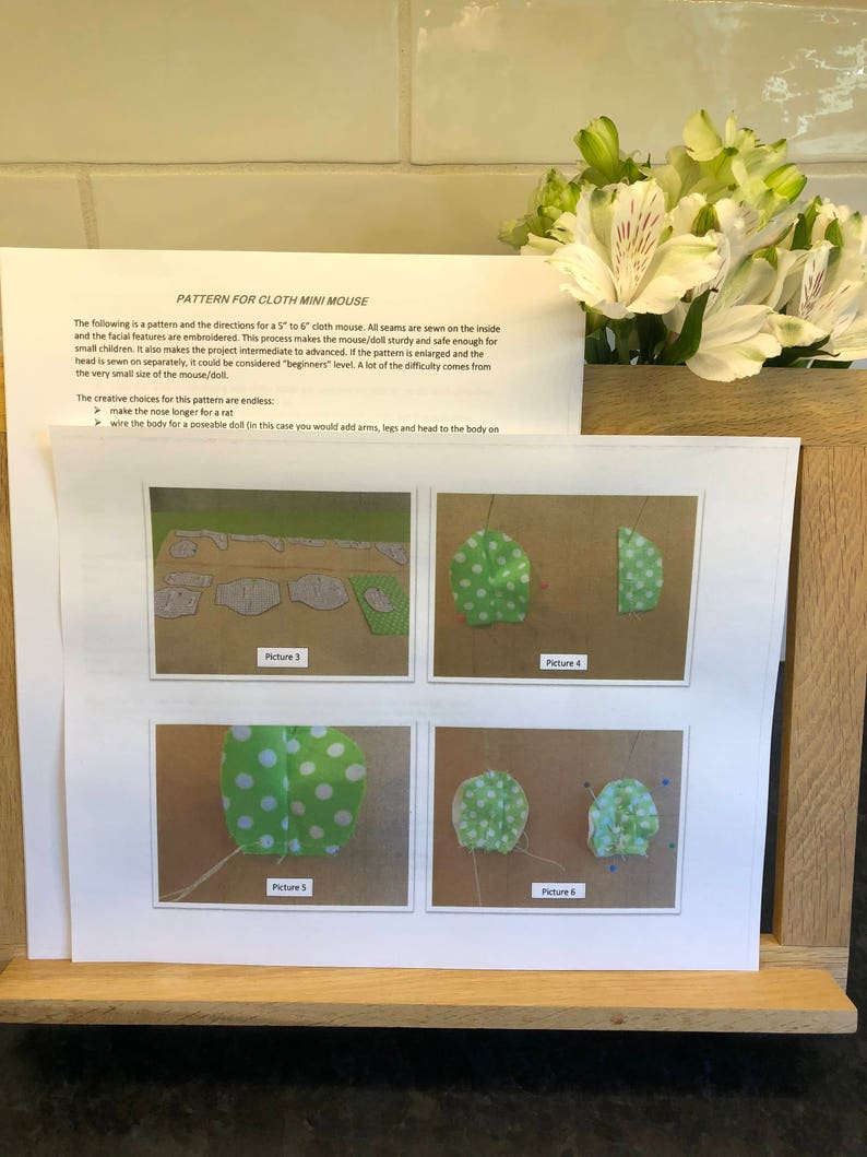 MAILEG Inspired Micro MICE PDF Sewing Pattern 5 Inch Cloth - Etsy