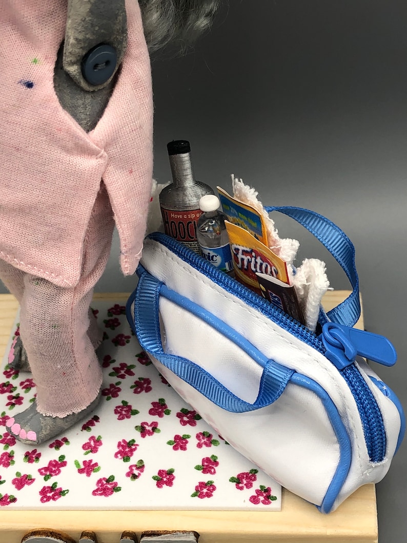 Art Dolls Animal WORKING OUT 6 Cloth Dolls | Etsy