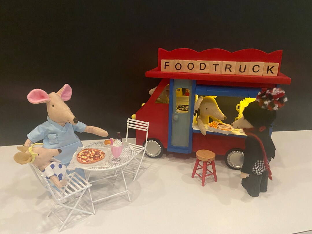 FOOD TRUCK for Maileg Mice and Small Dolls. Lighted - Etsy