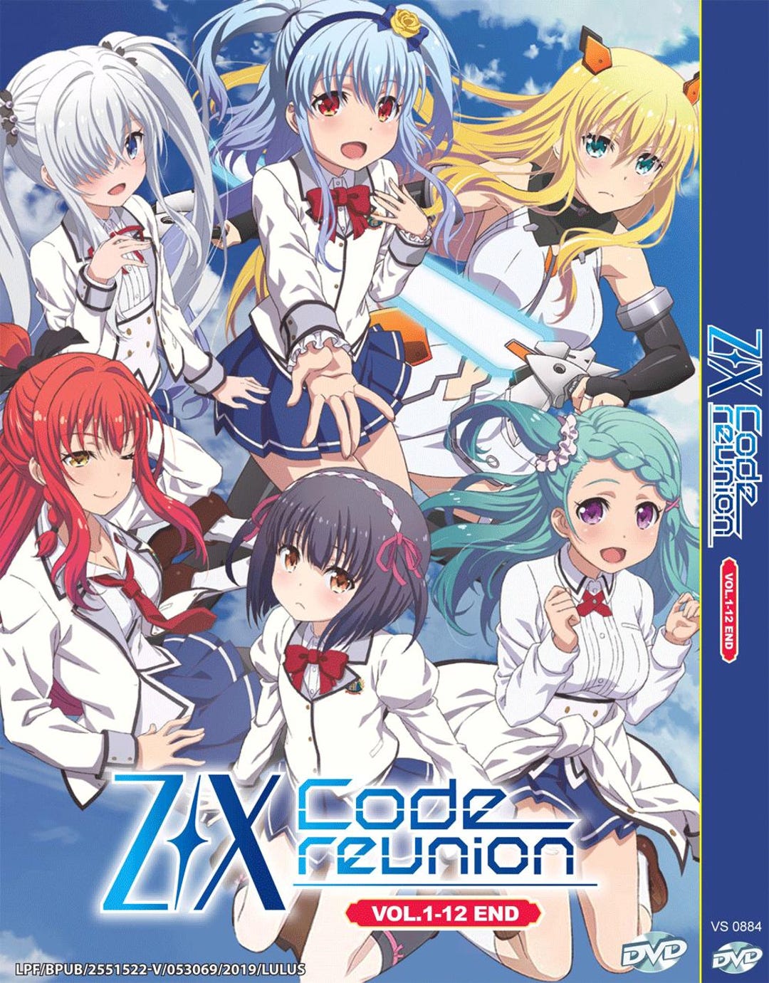 Z/X: CODE REUNION Vol.1-12 End English Subtitle Region All Ship From ...
