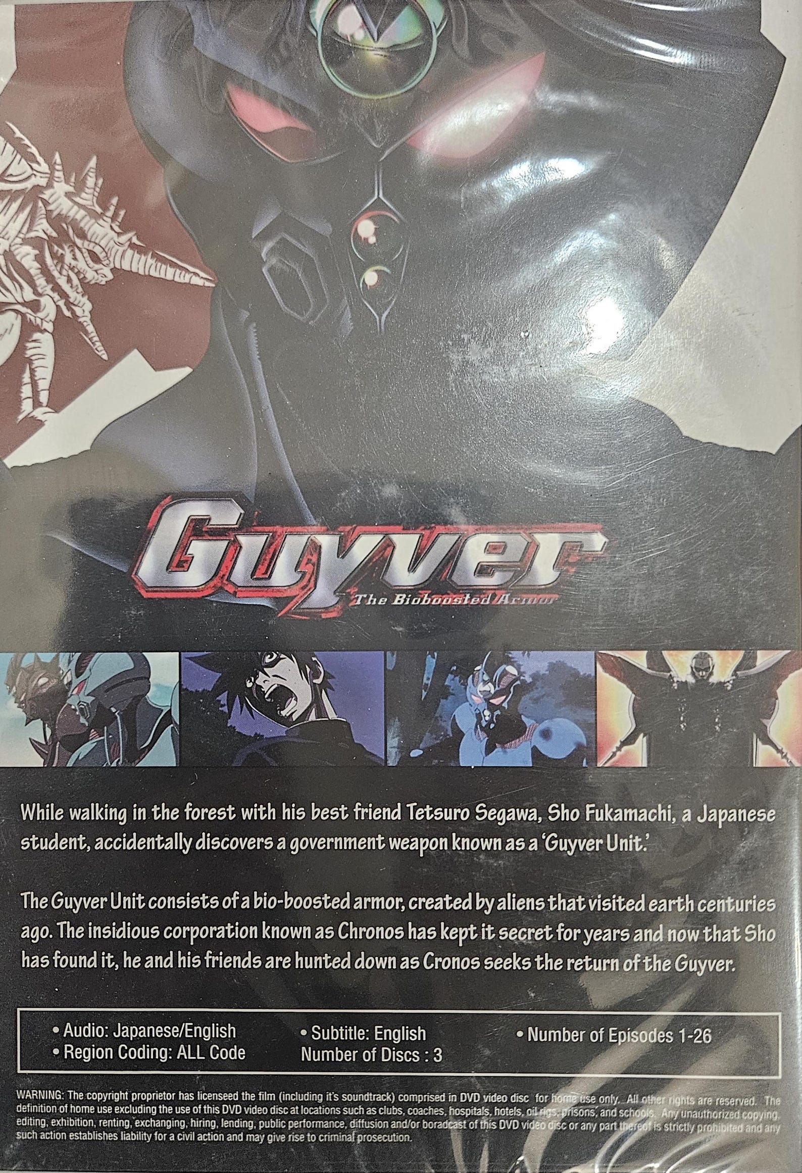 Guyver (3 Discs) Dvd Ship From USA - Etsy