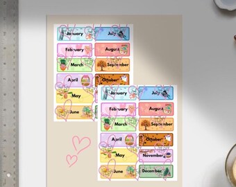 Months of the Year | Classroom Displays - Etsy