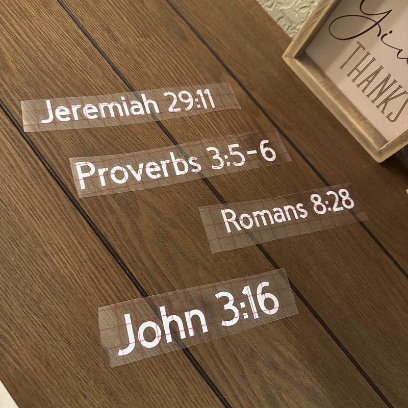 Bible Verses Car Stickers - Etsy