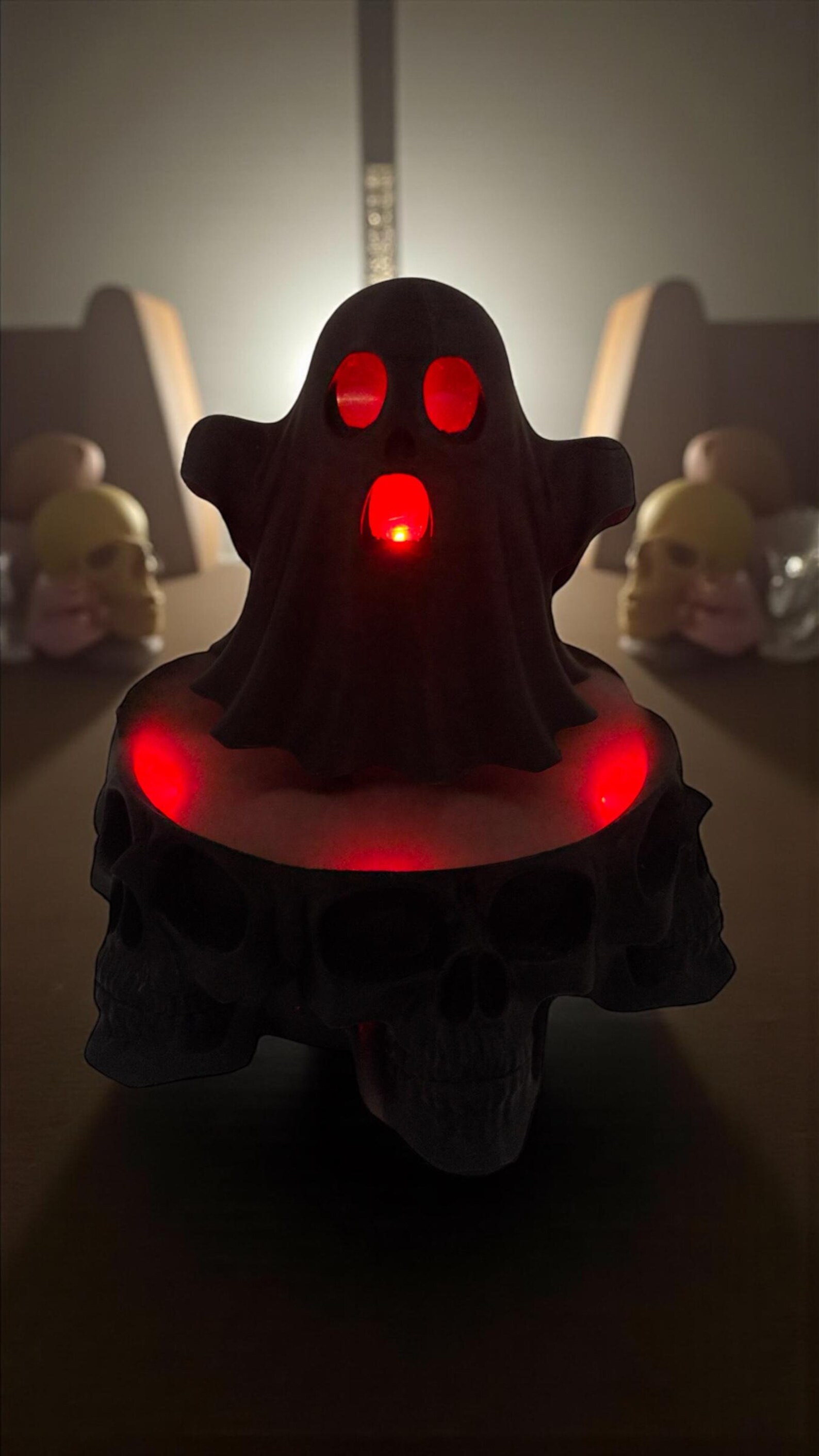 3D Printed Ghost Mist Maker With Motion Sensor & Scary Sound – LED ...