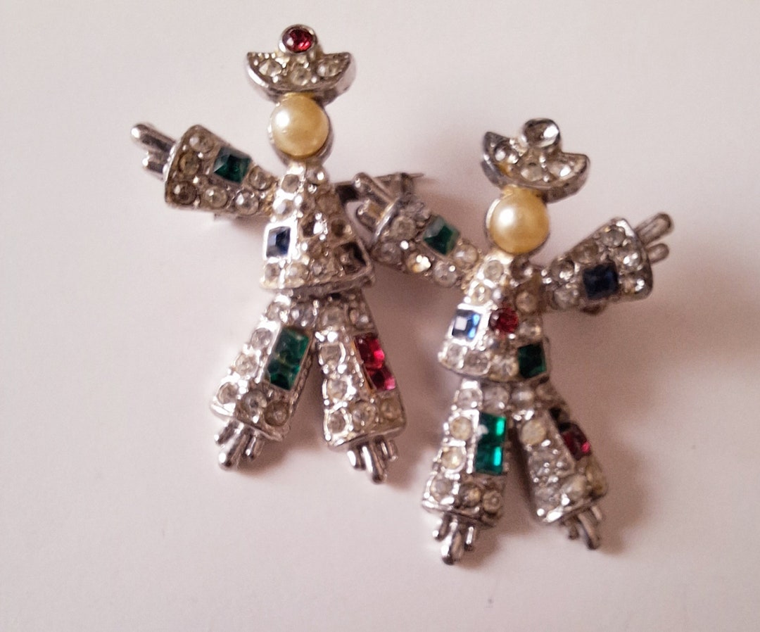 Vintage Coro Articulated Scatter Pins Less Than Perfect Pair. - Etsy