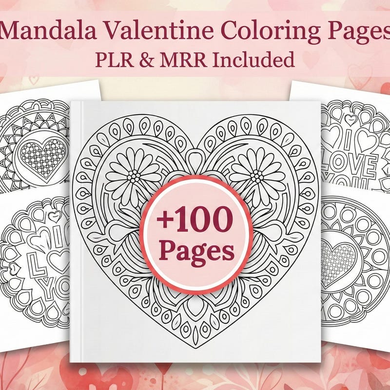 Mandalas de la saint valentin - Etsy Canada