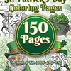 St. Patricks Day, Shamrock Coloring Page. Zentangle Inspired Four Leaf ...