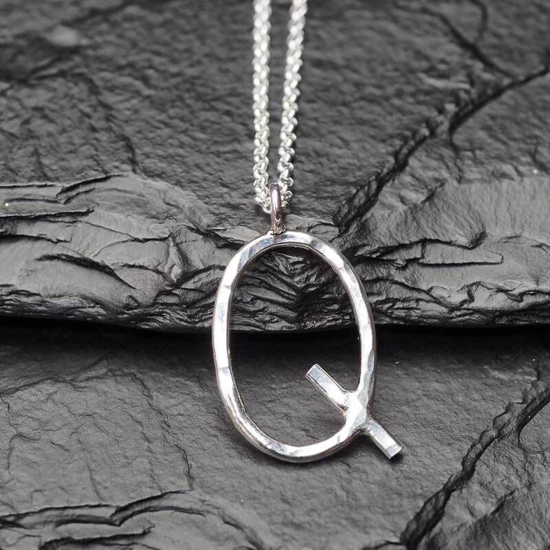 Q Necklace - Etsy