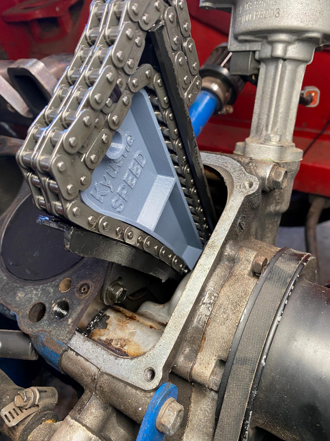 Datsun/nissan L Series Timing Chain Holder Downloadable STL - Etsy