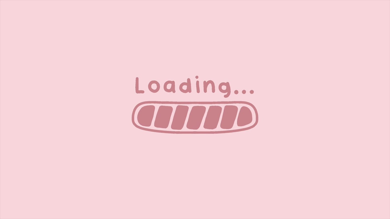 Animated Loading Bar GIF: PINK Handwriting Wiggle Text (digital ...
