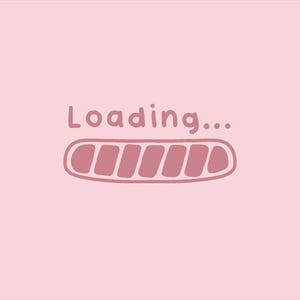 Animated Loading Bar GIF: PINK Handwriting Wiggle Text (digital ...