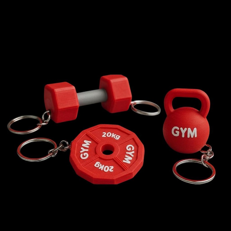 Dumbbell, Kettlebell & Gym Plate Keychains – Discount on BULK Orders ...