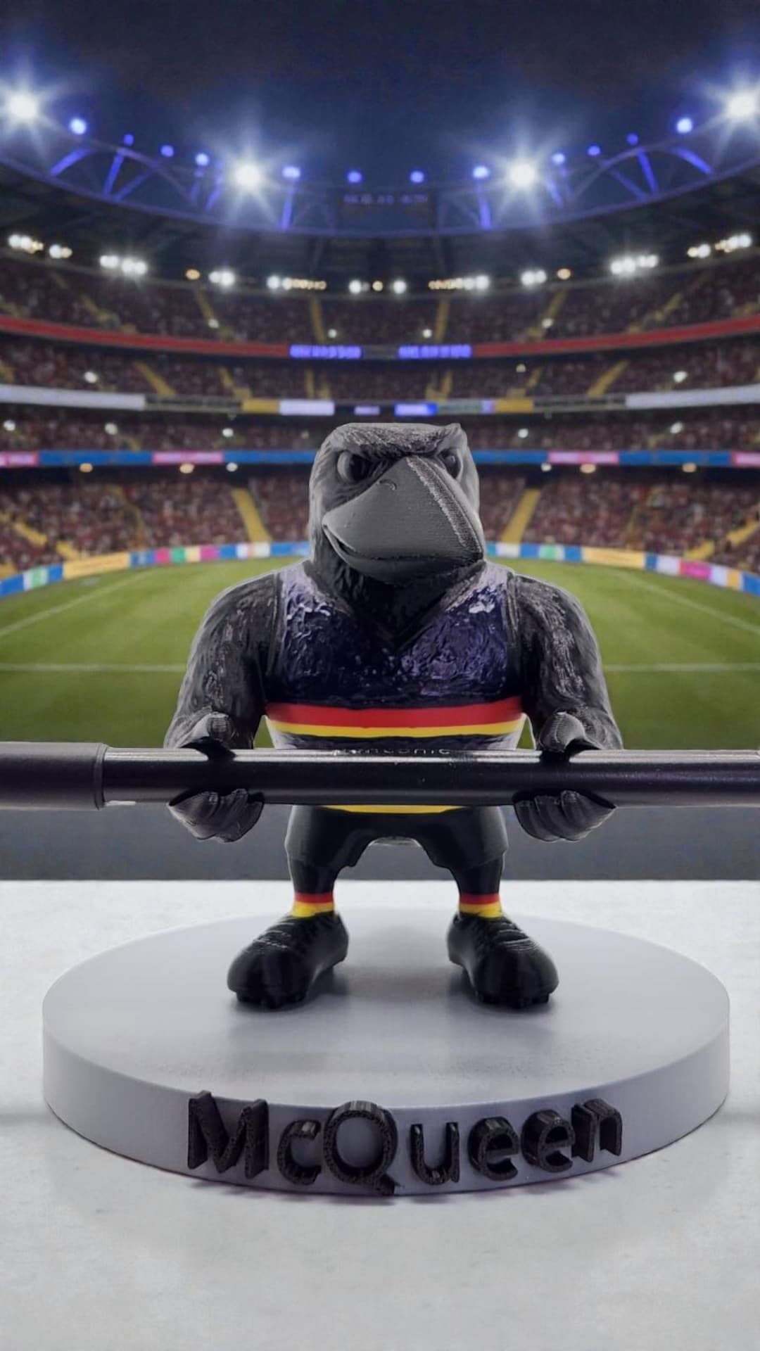 AFL Adelaide Crows Mascot Pen Holder • Personalised Fan Gift • Footy ...