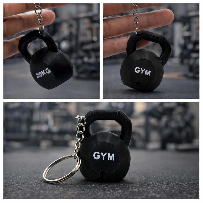 Dumbbell, Kettlebell & Gym Plate Keychains – Discount on BULK Orders ...