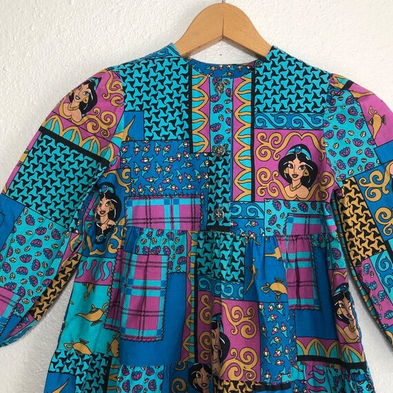 Vintage Disneys Aladdin Princess Jasmine Dress 4t 5t Gem