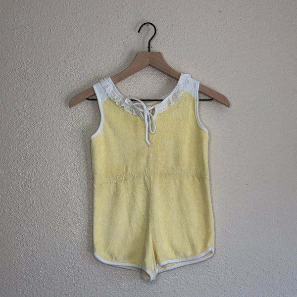 Terry Cloth Romper - Etsy