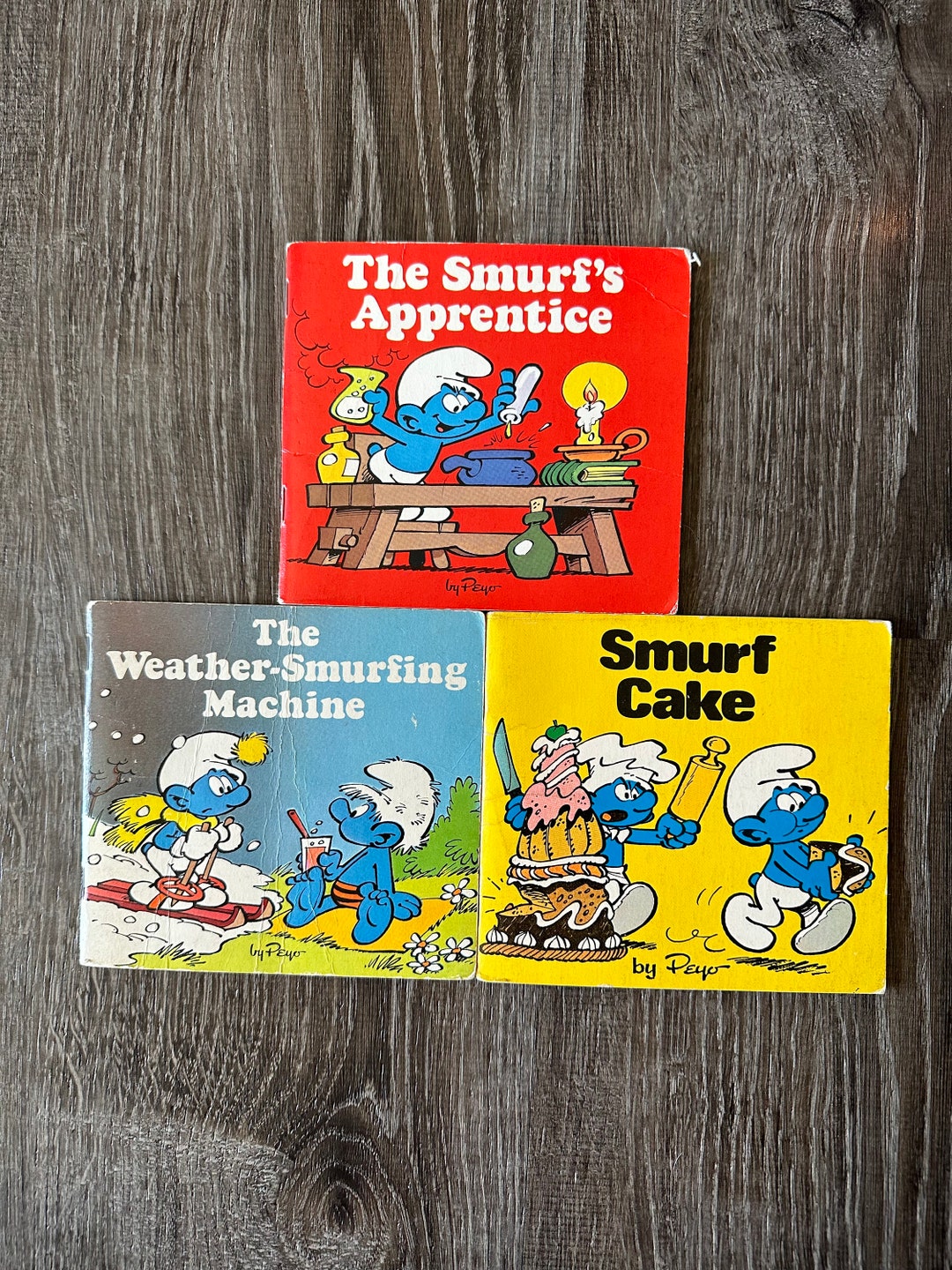 1980s Smurfs Mini Books - Etsy