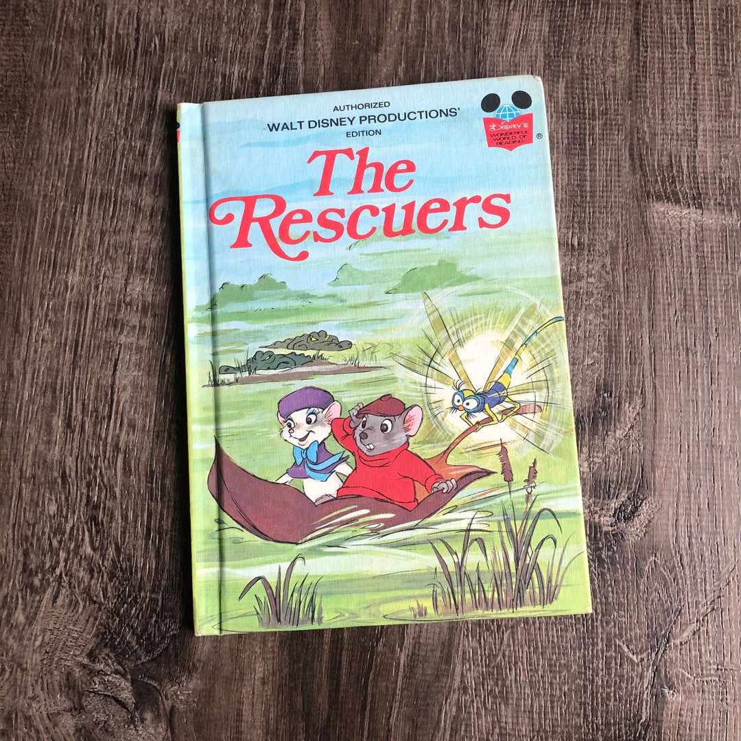 1977 Disneys the Rescuers Book - Etsy