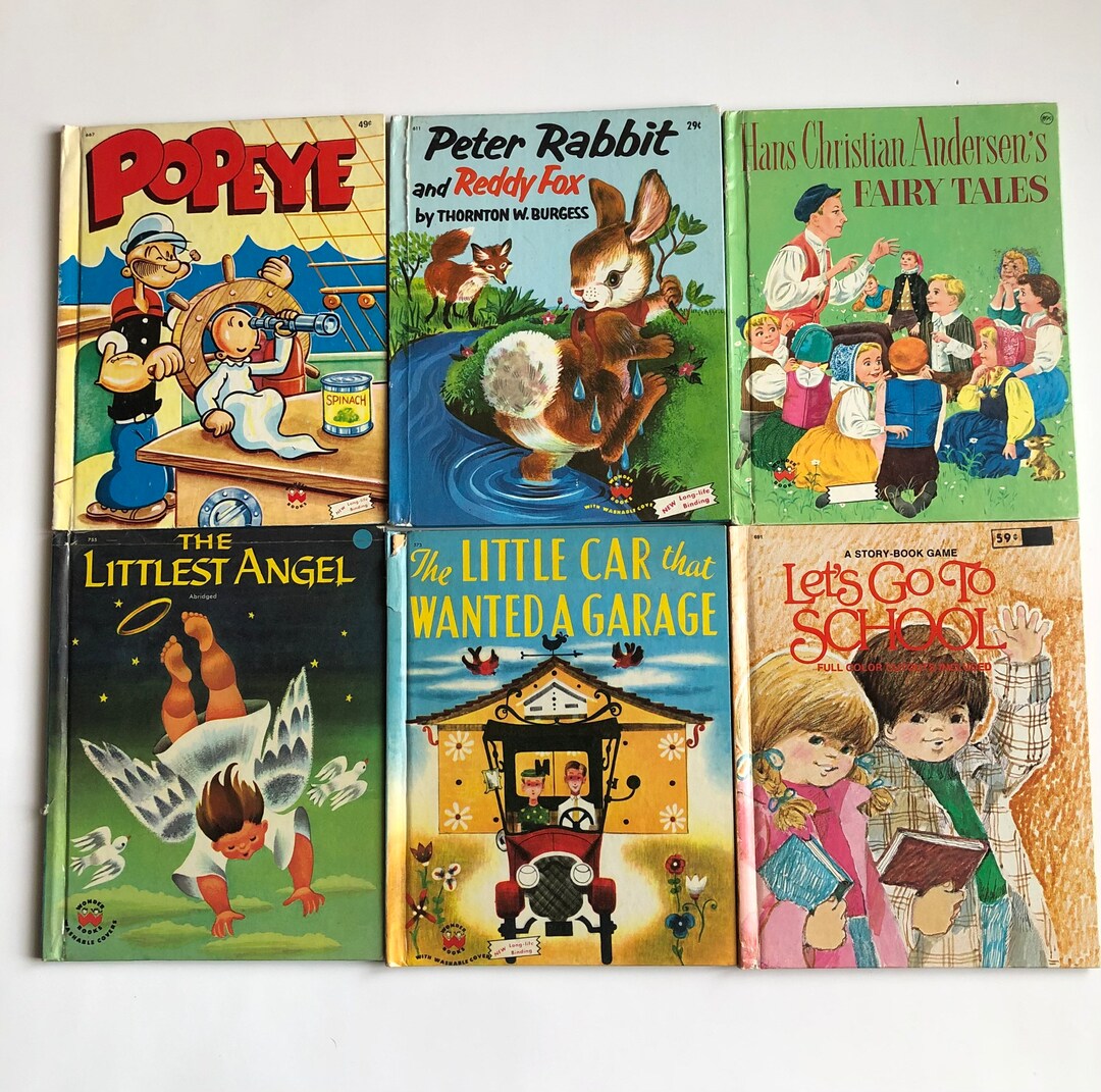 1950s 1960s Wonder Book Lot - Etsy