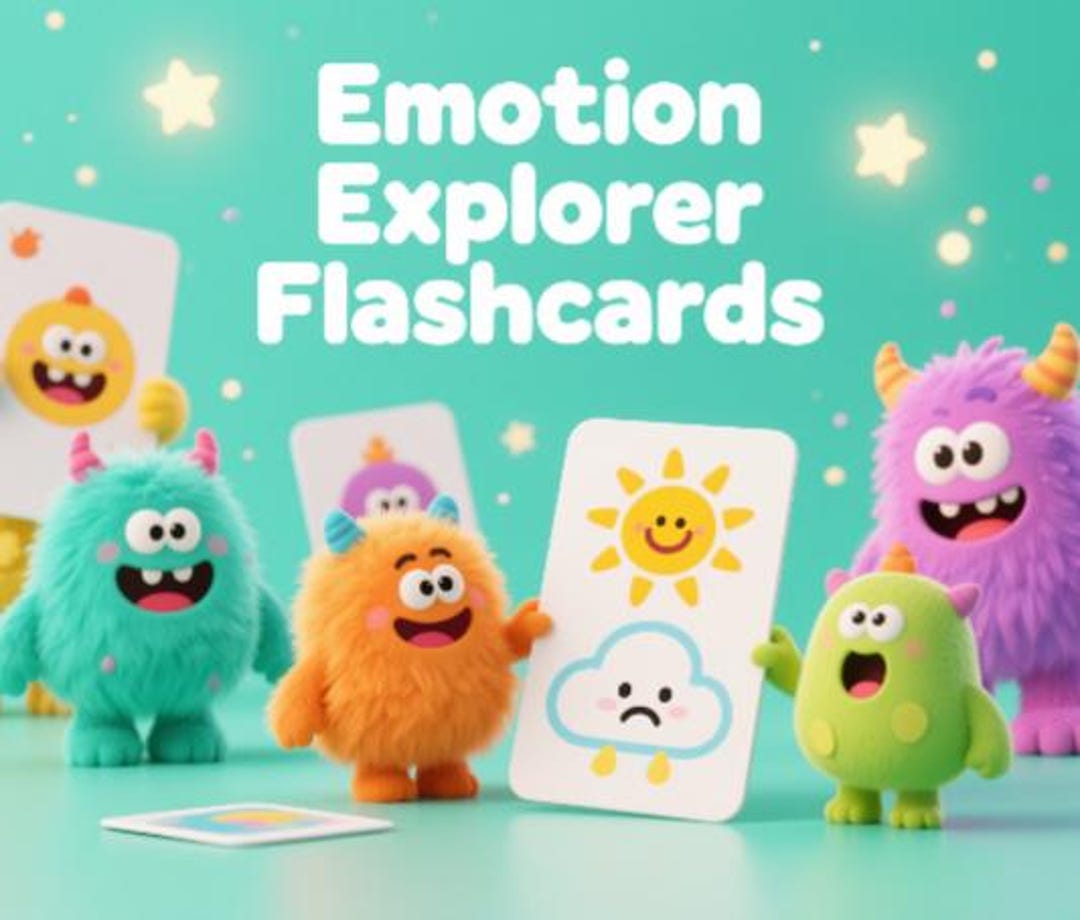 Emotion Explorer Flashcards | Printable Feelings Flashcards for Kids ...