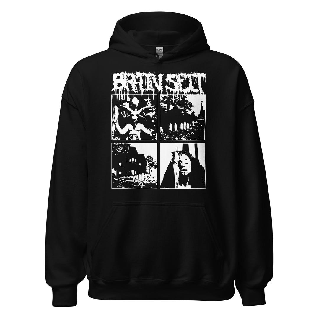 Brainspit Hoodie Heavy Metal Clothing for Metalheads - Etsy