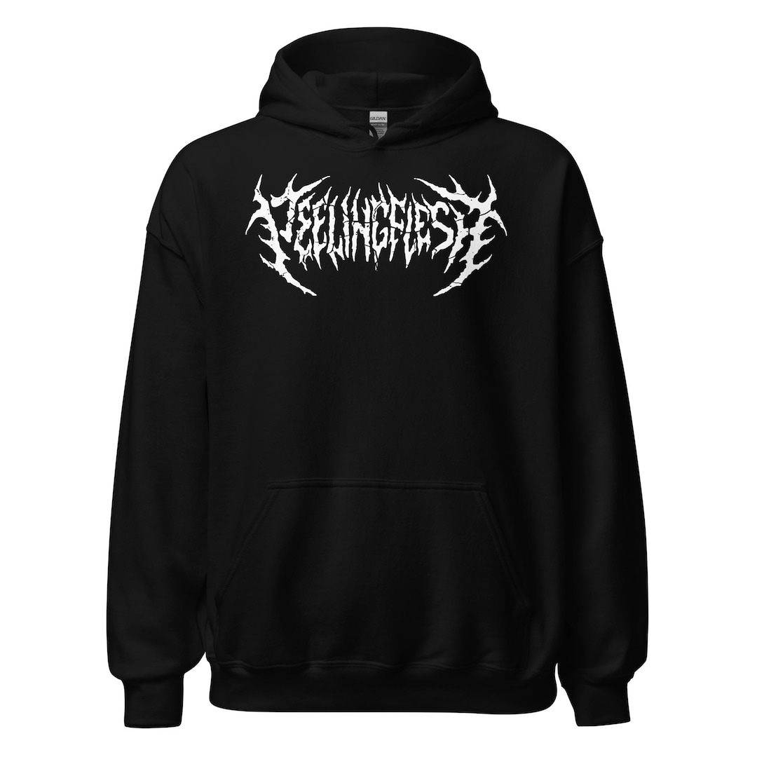 Peeling Flesh Hoodie Heavy Metal Band Merch Gothic Clothing for Slam ...
