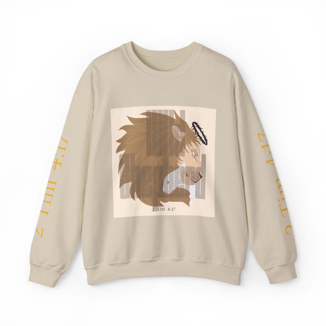 The Lion and the Lamb Sweatshirt - Etsy